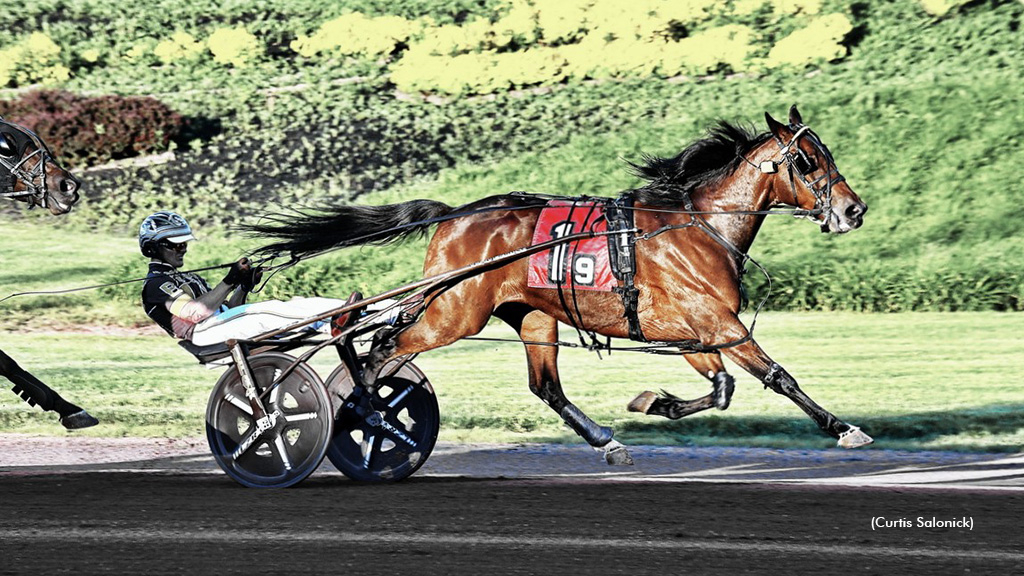 The Hazelton Shoots Pylons For Pocono Feature Win | Standardbred Canada